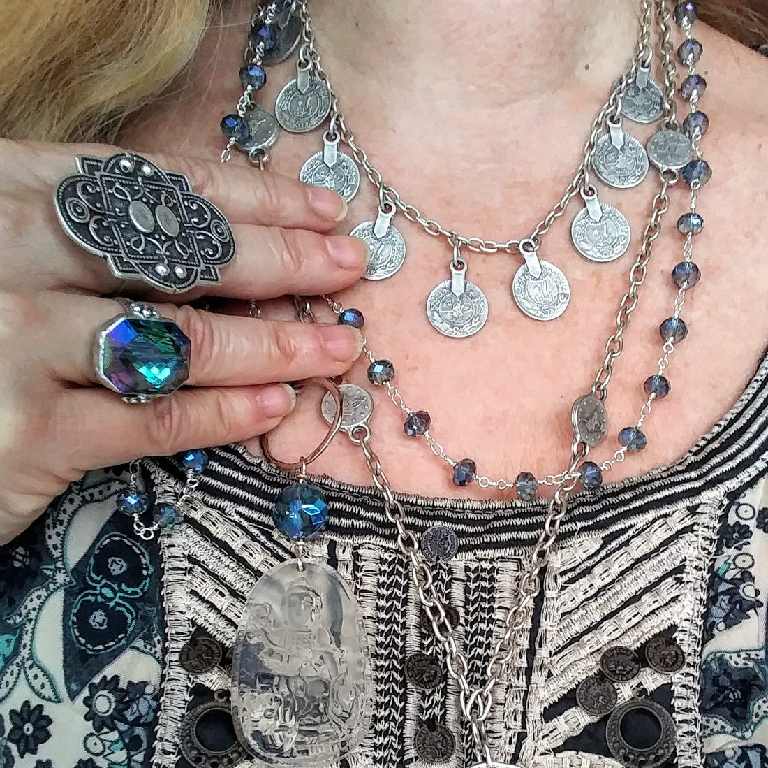 Turkish Coin Dangle Necklace – Bohemian Dreamin